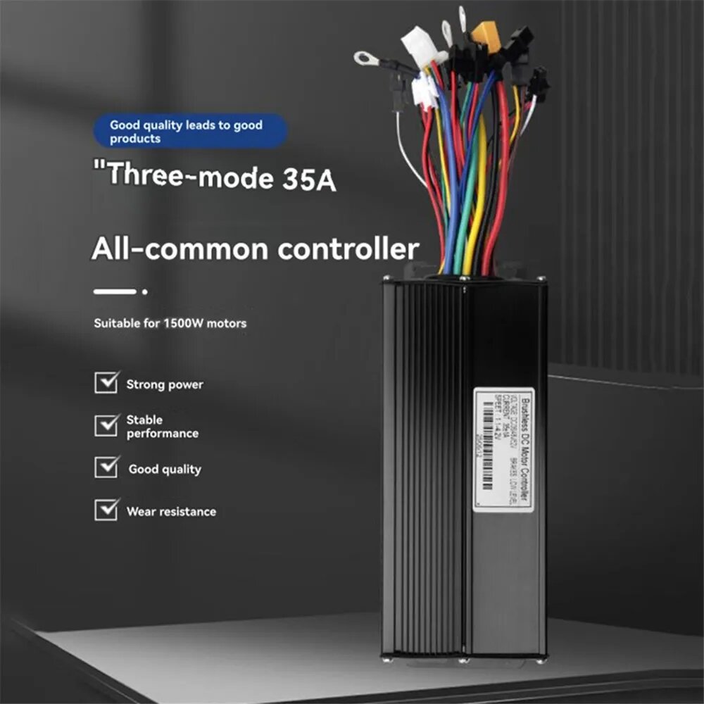 Контроллер электровелосипеда 36 В 48 В 52 В 35 А 1000 Вт/1500 Вт