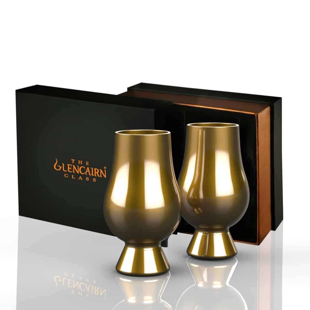 Набор из 2 бокалов для крепких напитков Glencairn Gold Premium Gift 200 мл.