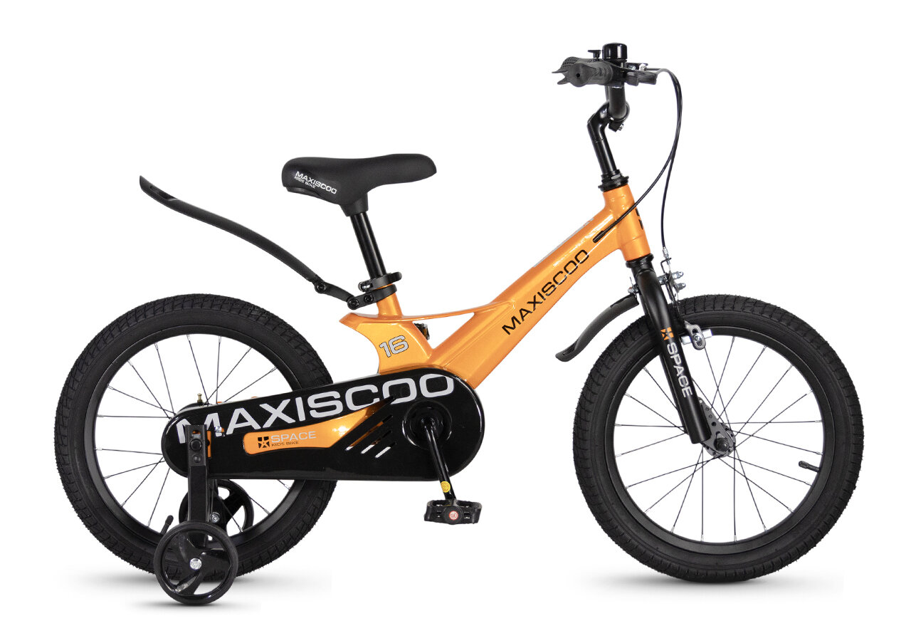 Детский велосипед Maxiscoo Space Standart 16' (2026) 16 Оранжевый (100-115 см)