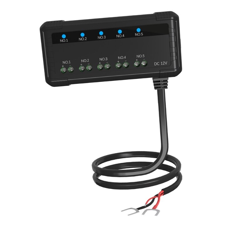 Распределительная Коробка Предохранителей Автомобиля Мотоцикла Автомобиля 12V 20A Держатель Цепи со Светодиодной Индикаторной Лампочкой Термостойкие Аксессуары