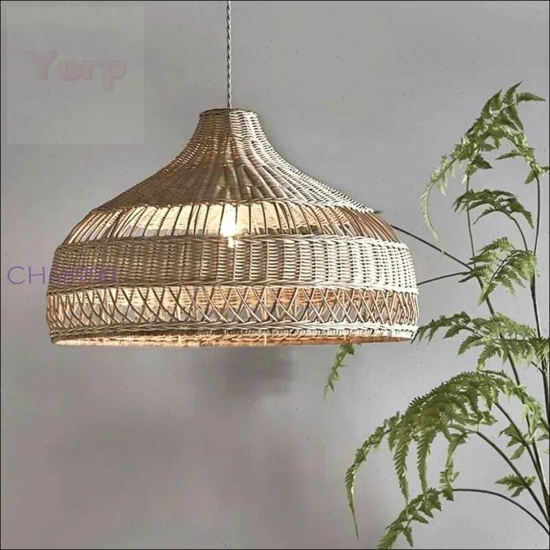 Абажур из ротанга с светильником,1,40CM