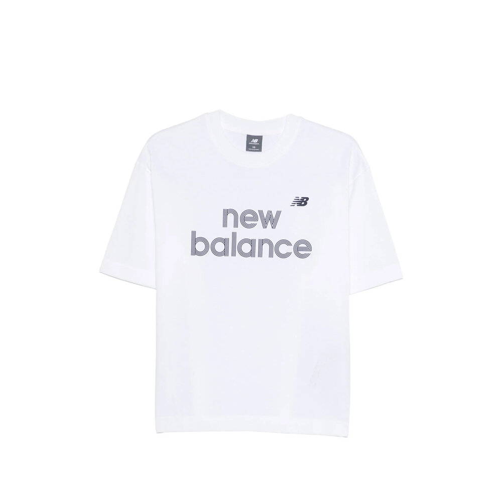 Футболка New Balance, размер XS, белый,