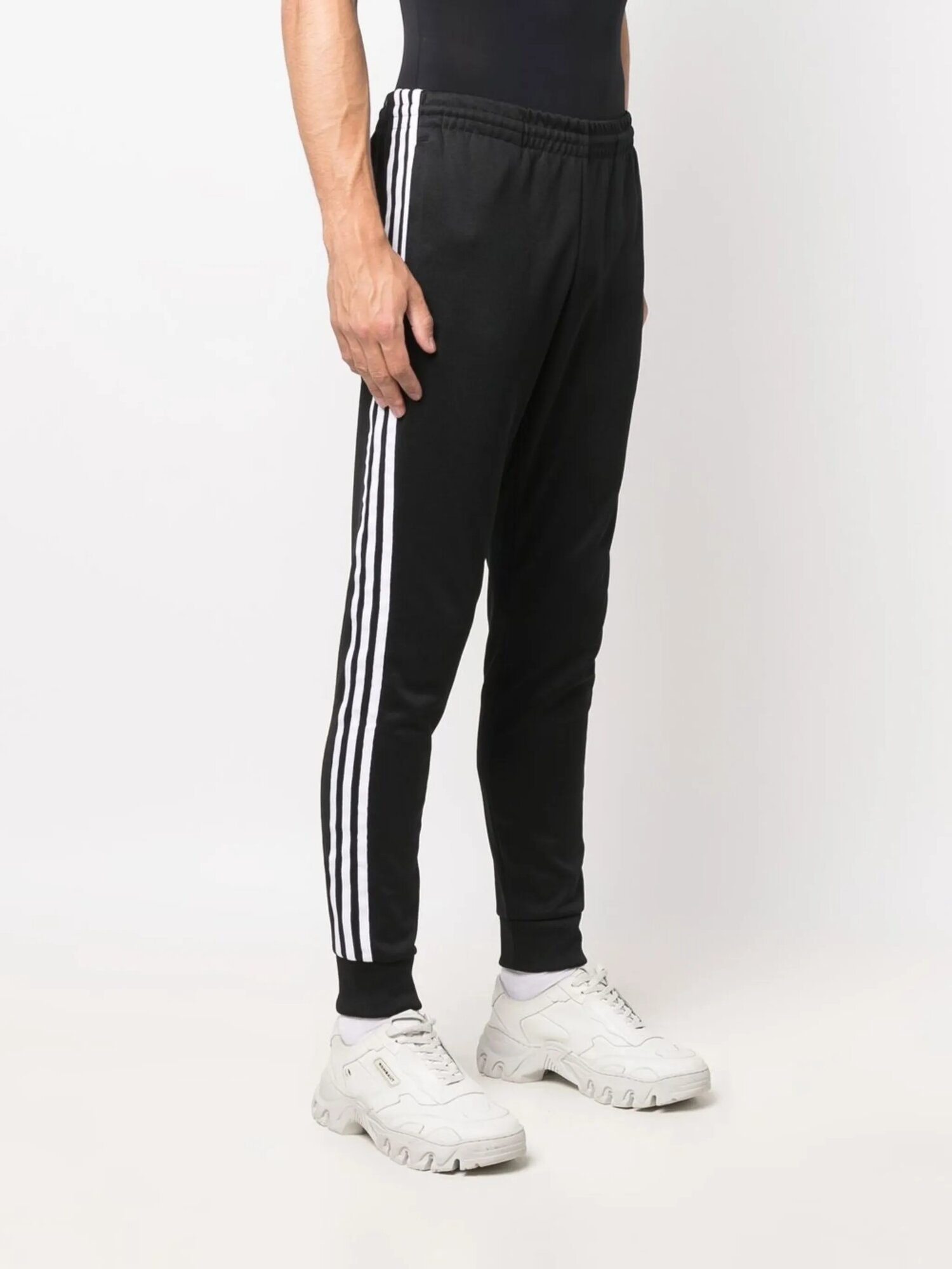Брюки спортивные adidas, размер S, черный — фото 1