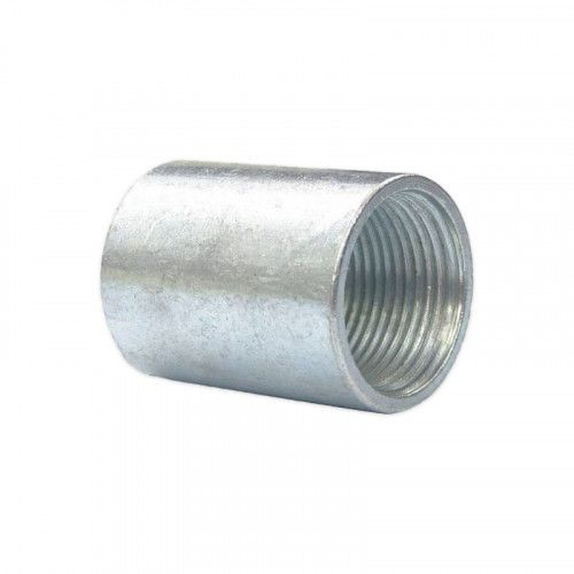 Муфта КАЗ, стальная, оцинкованная, Ду 15 1/2", без фаски, 1 шт.