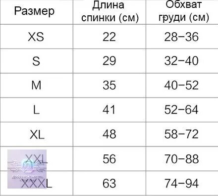 Попона для кошек и собак послеоперационная на кнопках