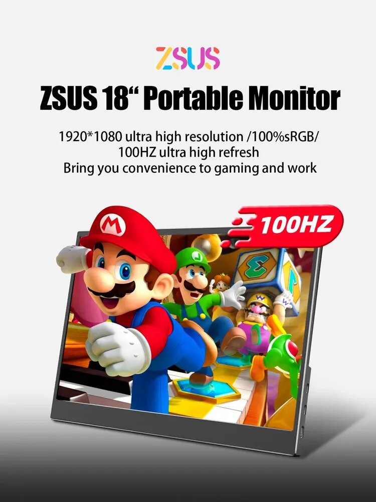 GenMachine MINI PC 18.5" Монитор