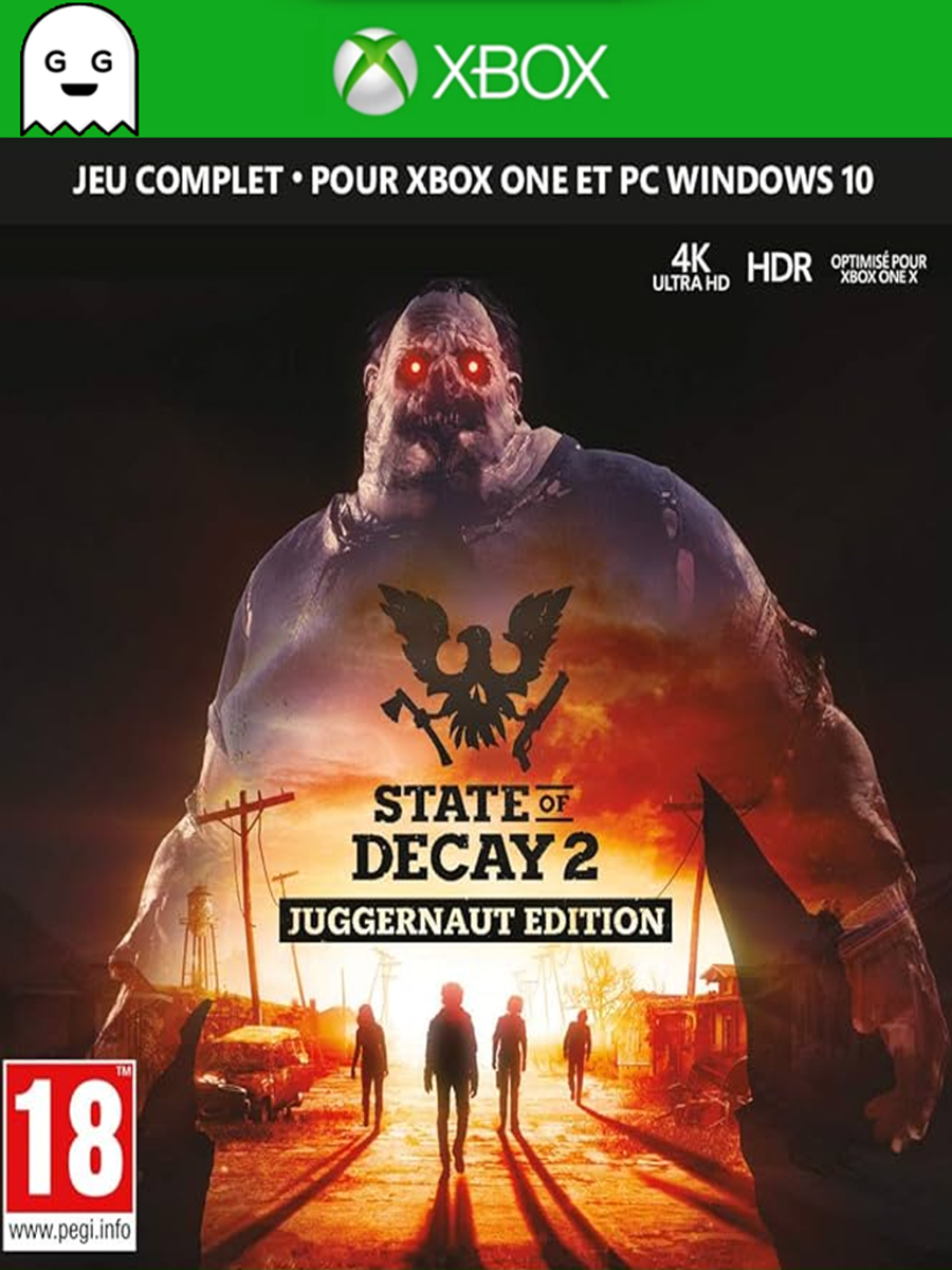 Игра State of Decay 2: Juggernaut Edition, цифровой ключ для Xbox One, Русский язык, Аргентина