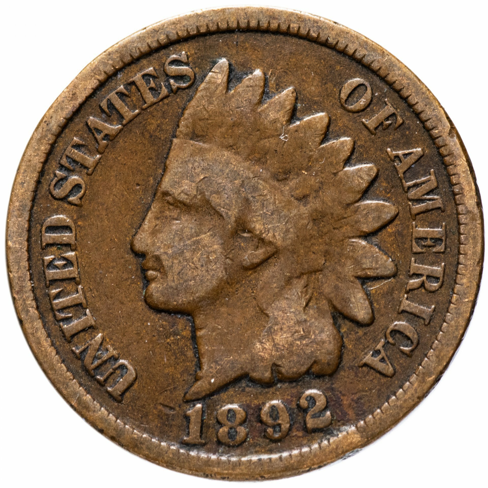 США 1 цент cent 1864-1909 Indian head, Бронза, в сохранности VF