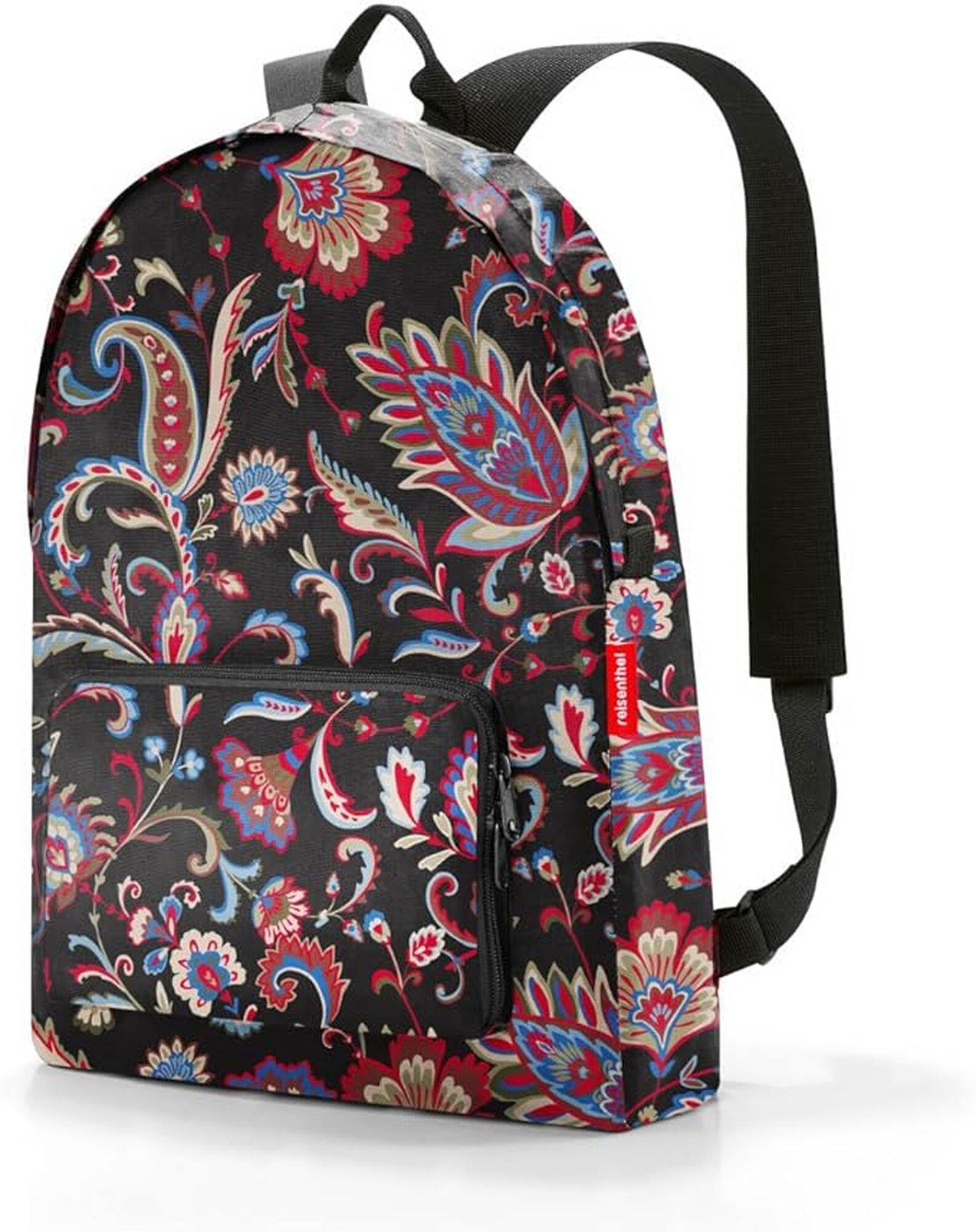 Рюкзак Reisenthel mini maxi rucksack, размер 30х45х11, цвет черный, рисунок пейсли, AP7064