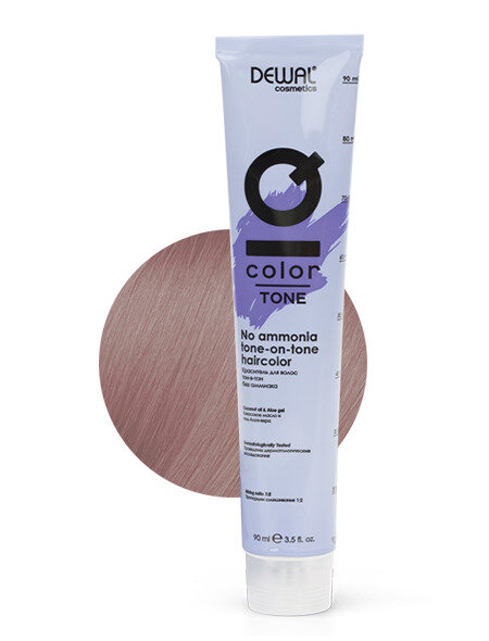 Краска для волос тонирующая 7.21 (перламутрово-пепельный блонд) Dewal Cosmetics IQ COLOR TONE, 90 мл