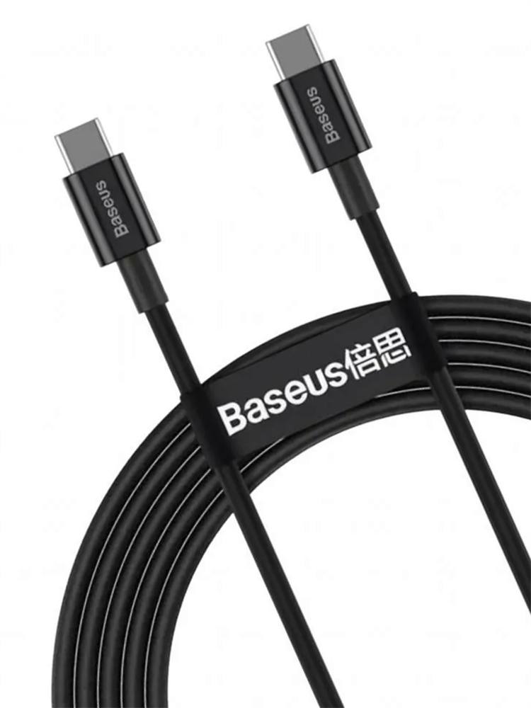 Baseus Кабель Baseus Superior Series Fast Charging Data Cable Type-C - Type-C 100W 2м CATYS-C01 черный