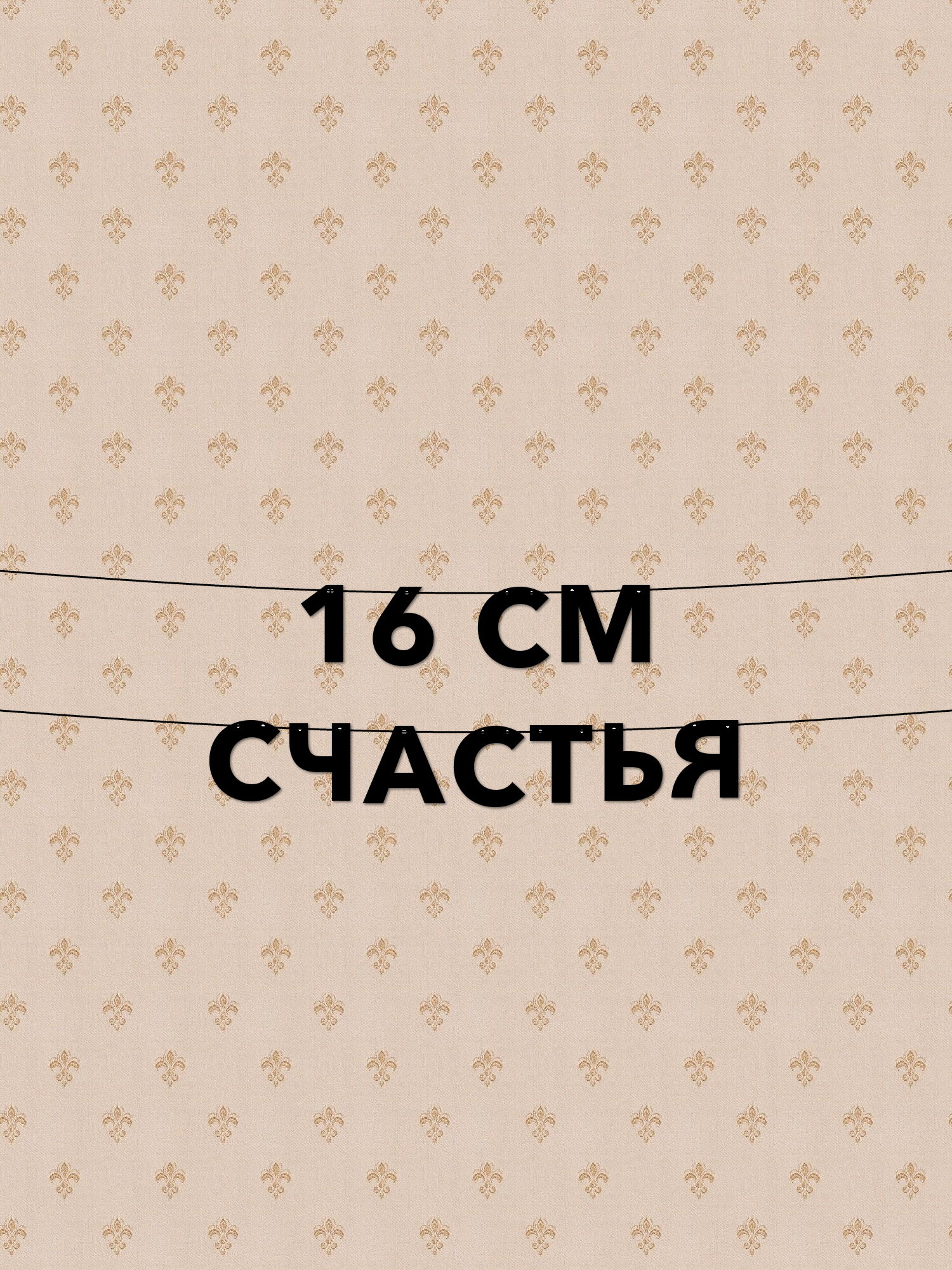 Гирлянда с буквами 16 см счастья - Ручная работа, картонная гирлянда для украшения праздников, высота букв 10 см, толщина букв 1 мм. Стильный декор для фотосессий.
