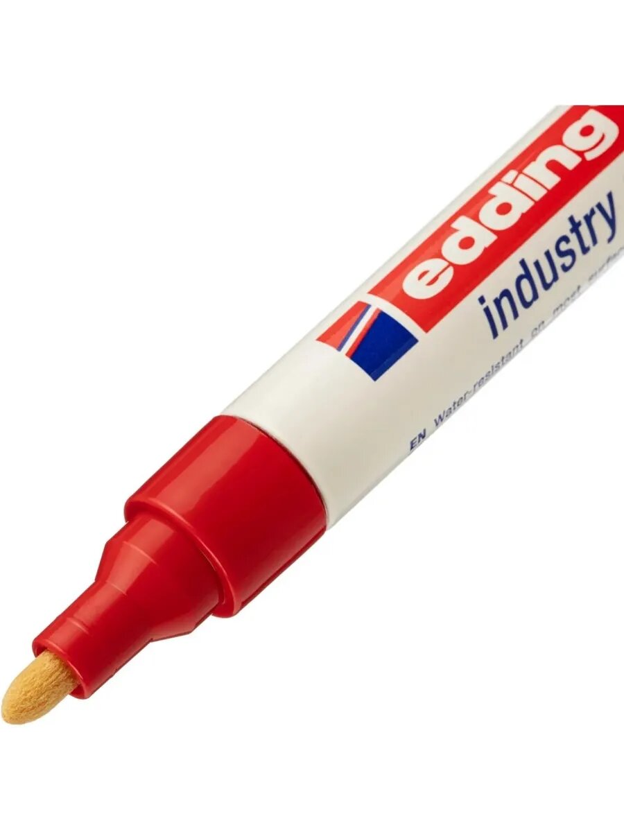 Промышленный маркер для графики, красный, 2-4 мм