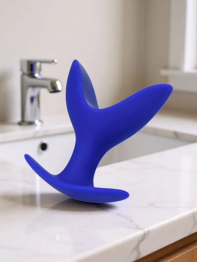 Расширяющая анальная пробка Sitabella, силикон, 9 см, d=6,5 см