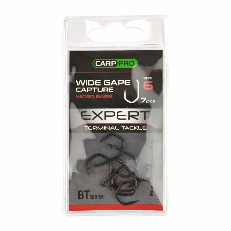 CARP PRO Крючок Pro Wide Gape Сapture №6 7шт