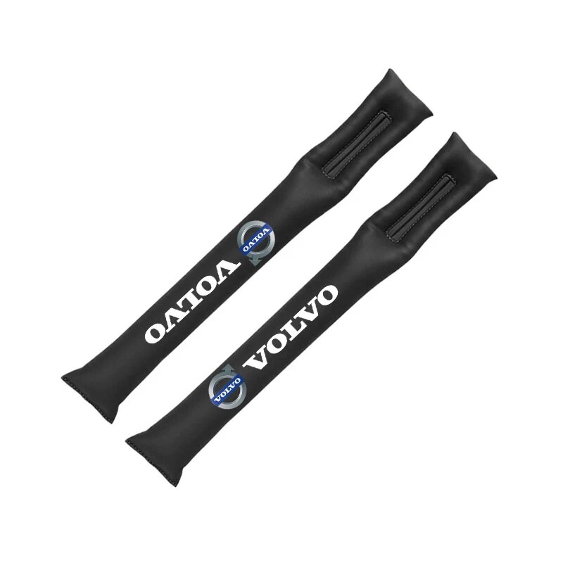 2 шт. Заполнитель щелей в автомобильном сиденье, уплотнительная подушка для Volvo XC90 2pcs-Black