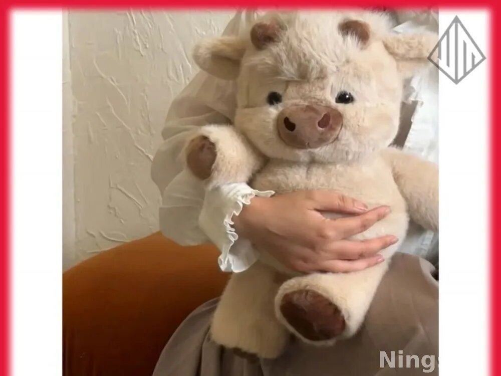 Бестселлер Теленок Мягкий Бегущий для детей 5-14 лет из искусственного меха