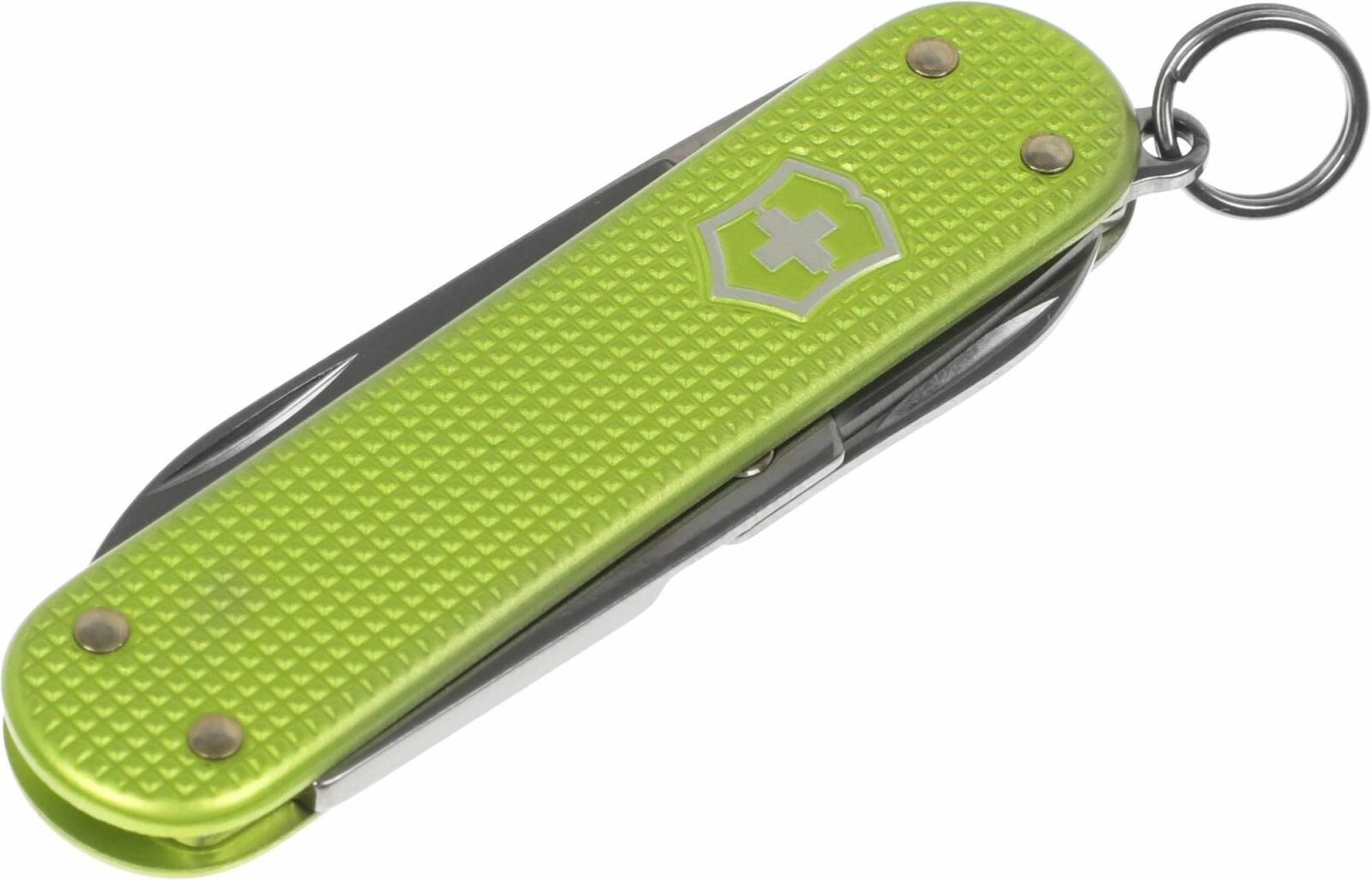 Нож перочинный VICTORINOX Classic SD Alox Lime Twist 58 мм, 5 функций (0.6221.241G)