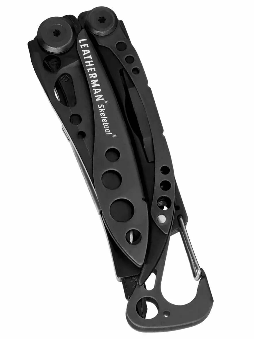 Мультитул Leatherman Skeletool Black 833142, 7 инструментов, черный — фото 1