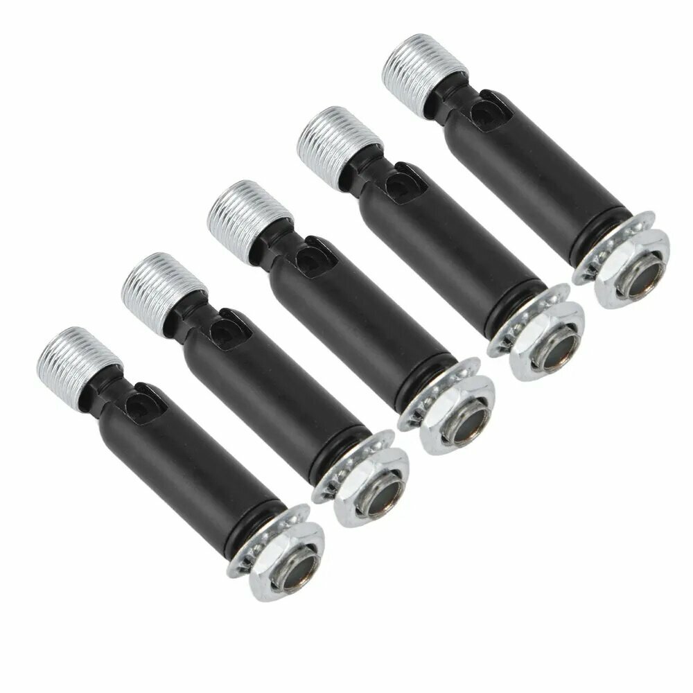 5шт Адаптер для наклоенного потолка M10: шарнир с внешней шестерней, переходник M12, белый цвет, для люстры, подвесного света, рельсовых систем и аксессуаров