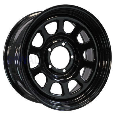 Штампованный колесный диск ZEPP 4x4 УАЗ, ГАЗ Соболь, Dodge Ram 1500 Semicircle 8x18/5x139,7 ET15 D110 Gloss Black (LTM)