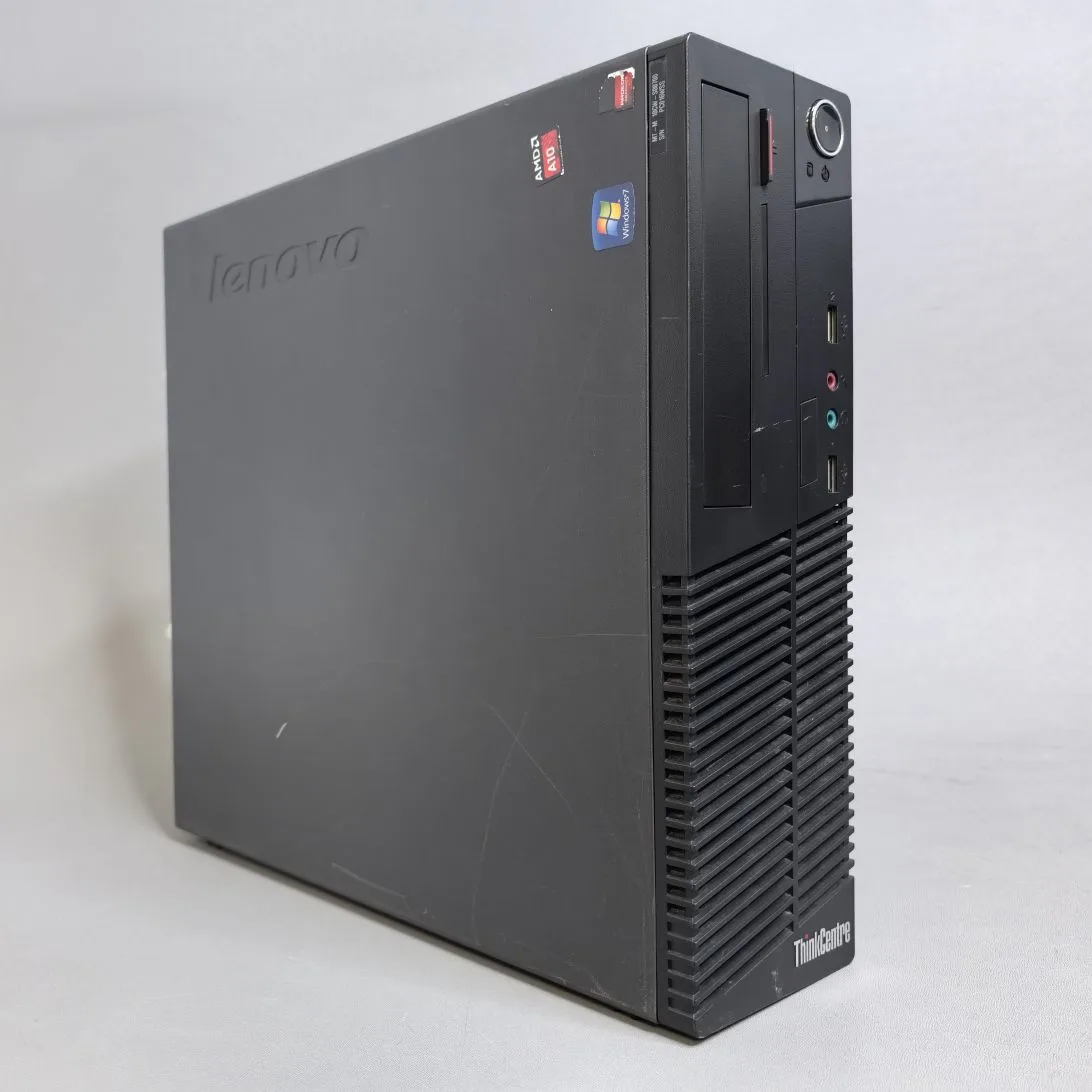 ПК Lenovo ThinkCentre M79 SFF (10jas00b00) / AMD A10-6700 / 4Gb / 120Gb SSD / HD 8670D / ATX-240W