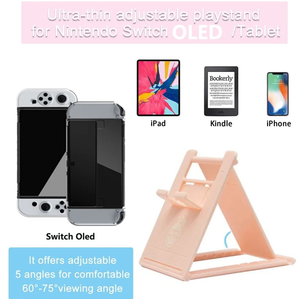 Чехол для Nintendo Switch OLED, розовый — фото 1