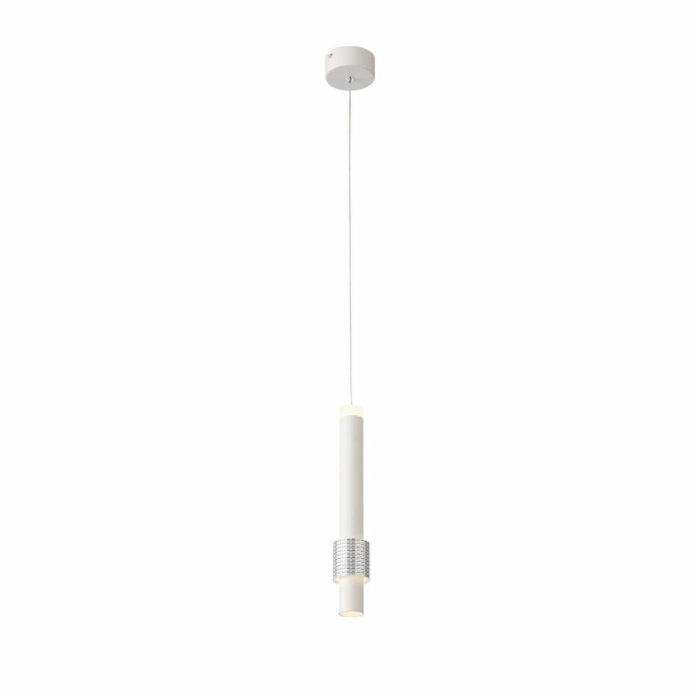 SL1591.503.01 Светильник подвесной ST-Luce Белый, Алюминиевый/Белый LED 1*6W 3000K.