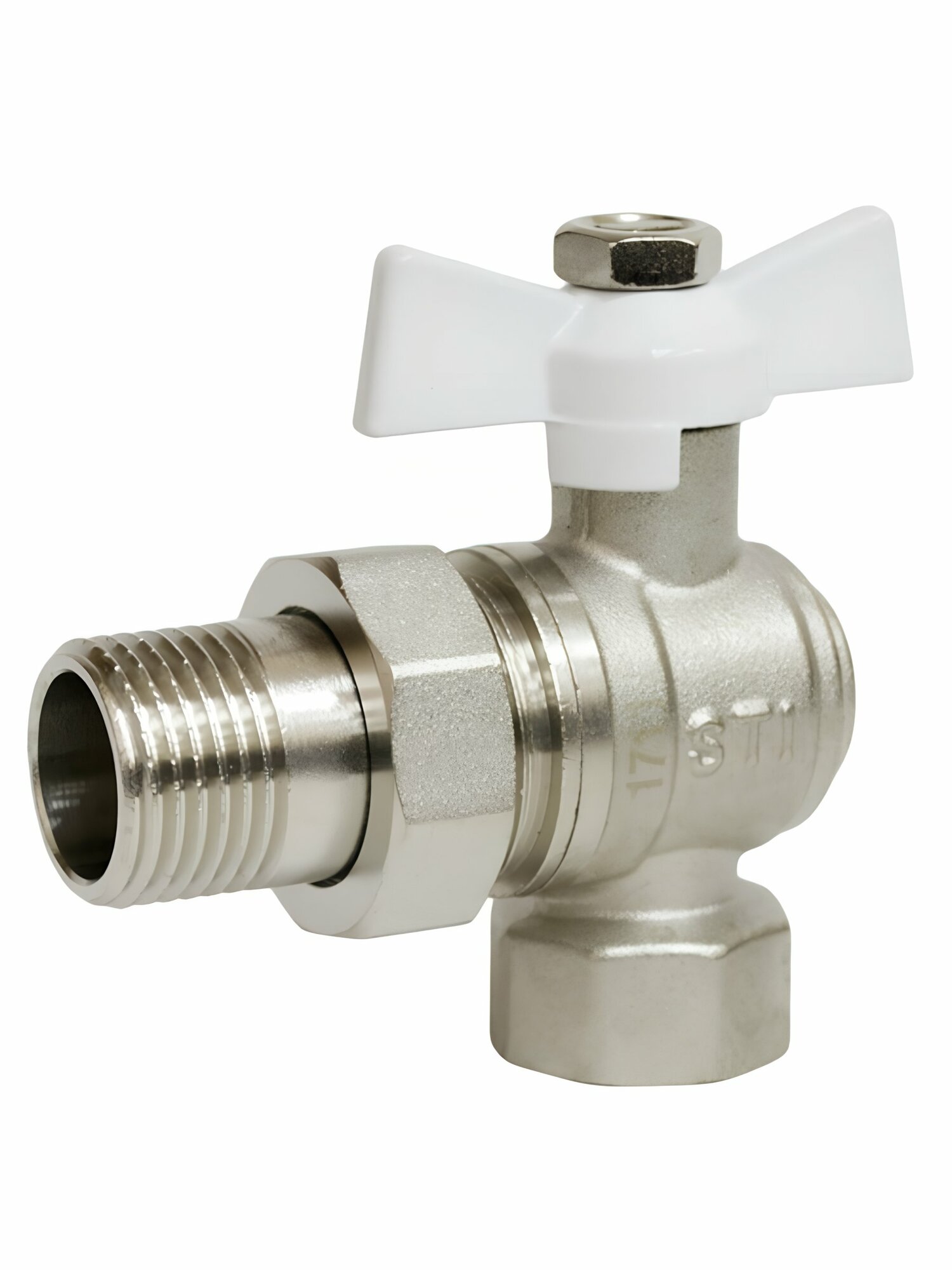 Кран шар. STI шт. нак. г. 15 баб. угловой