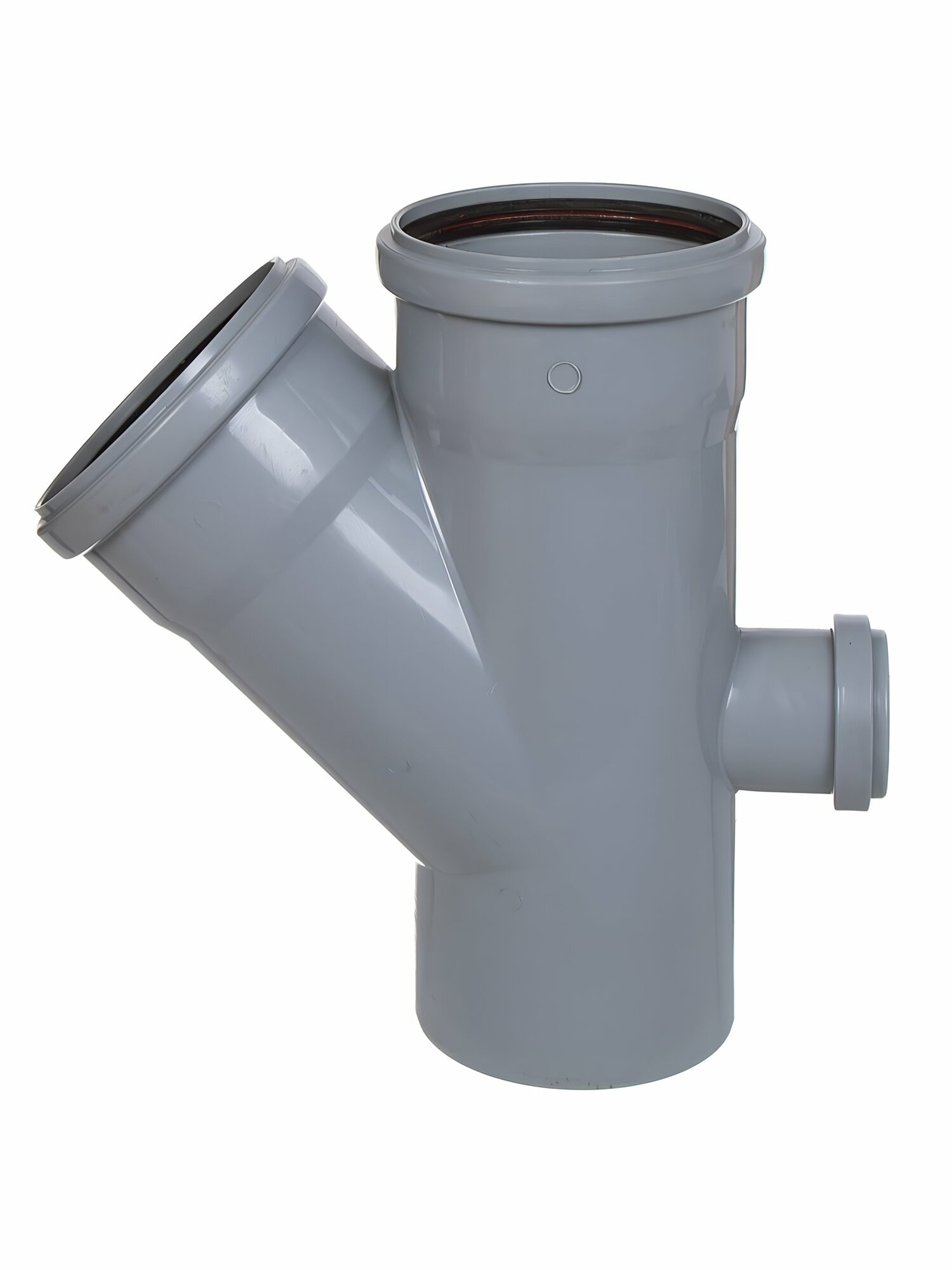 Крестовина канализационная одноплоскостная, 110х110х50 мм, 45 °, РосТурПласт, 36469