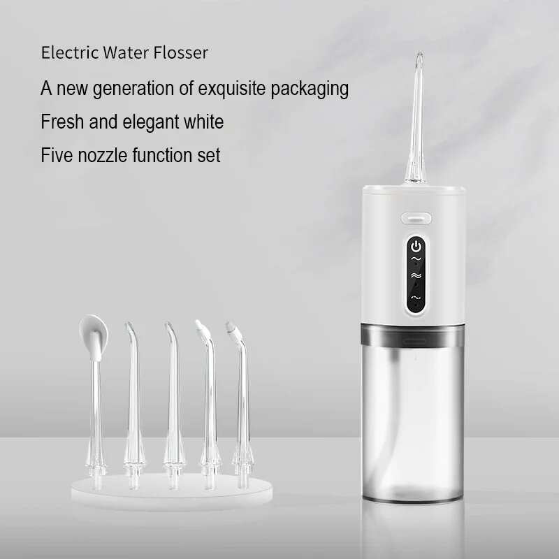 Xiaomi Портативный Ирригатор Полости Рта 5 nozzle White