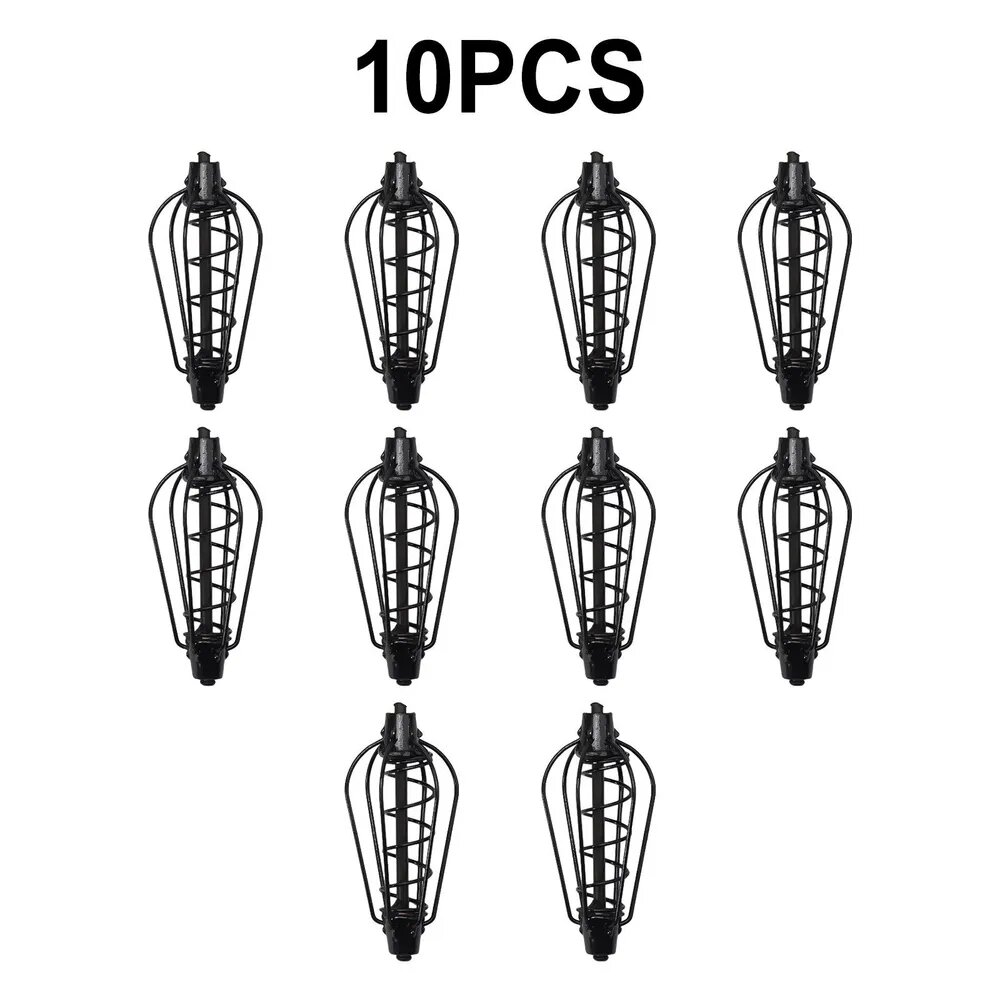 10 шт. 6-ти проволочные кормушки для ловли карпа, плавающие кормушки, весенние грузила 15-30 г