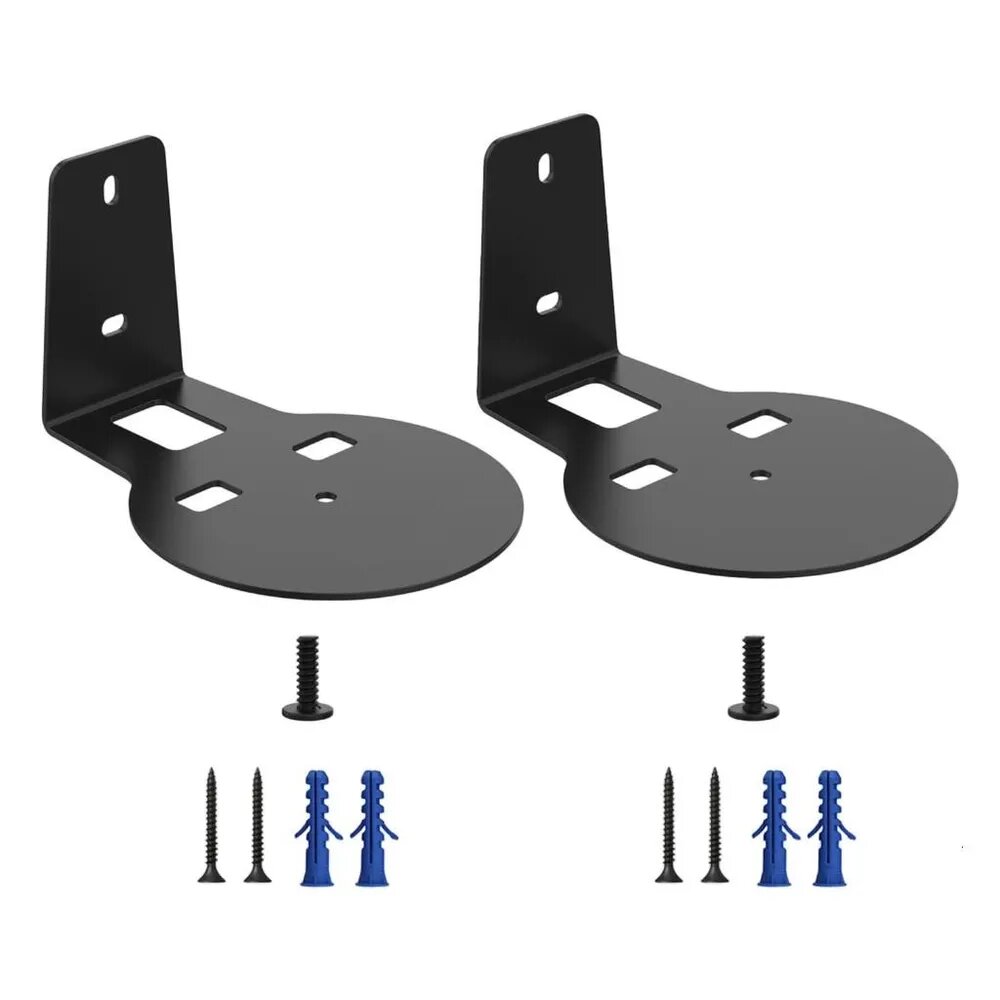 Универсальные кронштейны для потолочных и настенных аудиоколонок, Черный