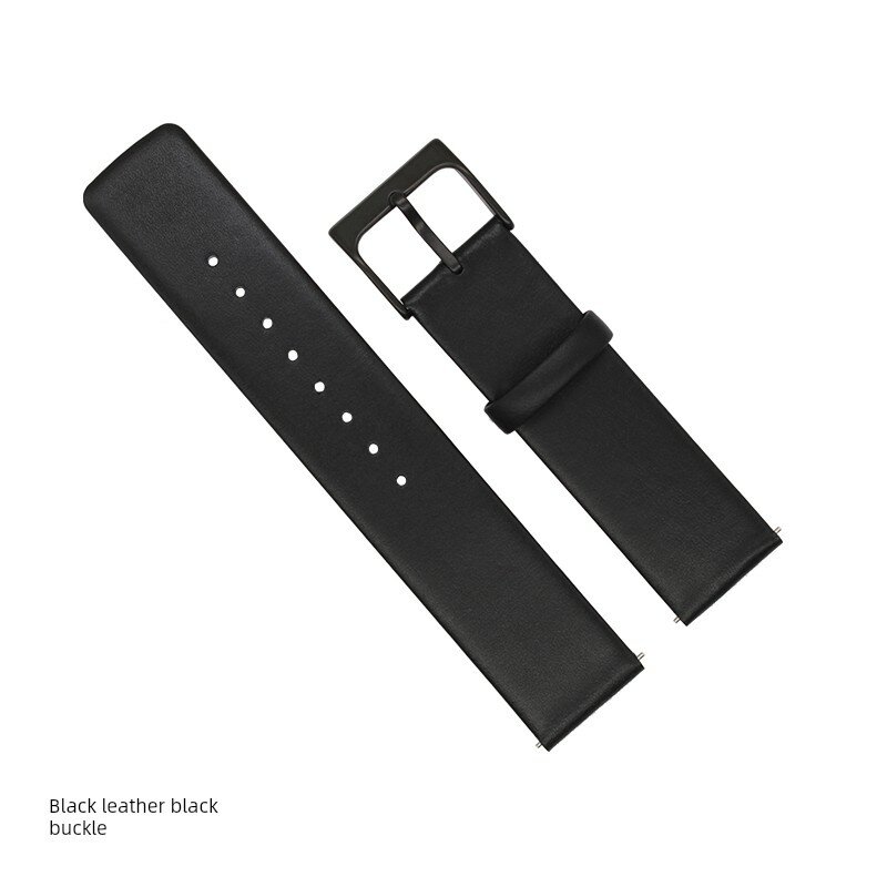 Suunto 9 Peak 22 мм черная силиконовая браслет с черным пряжкой, стандартная посадка, без перфорации