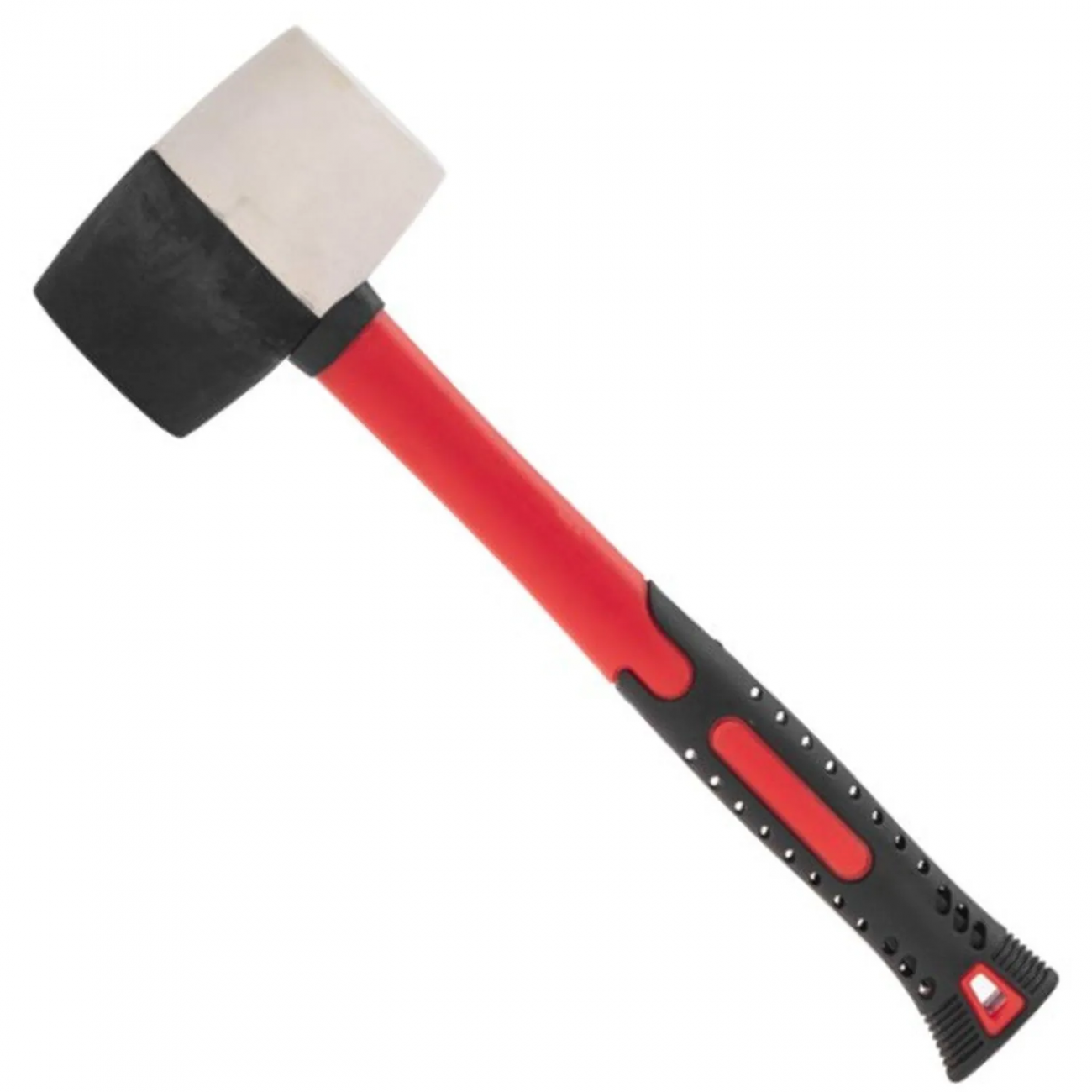 Киянка резиновая 450 г, черно-бел резина, фиберглас. рук. KRANZ KR-12-8153 2381252