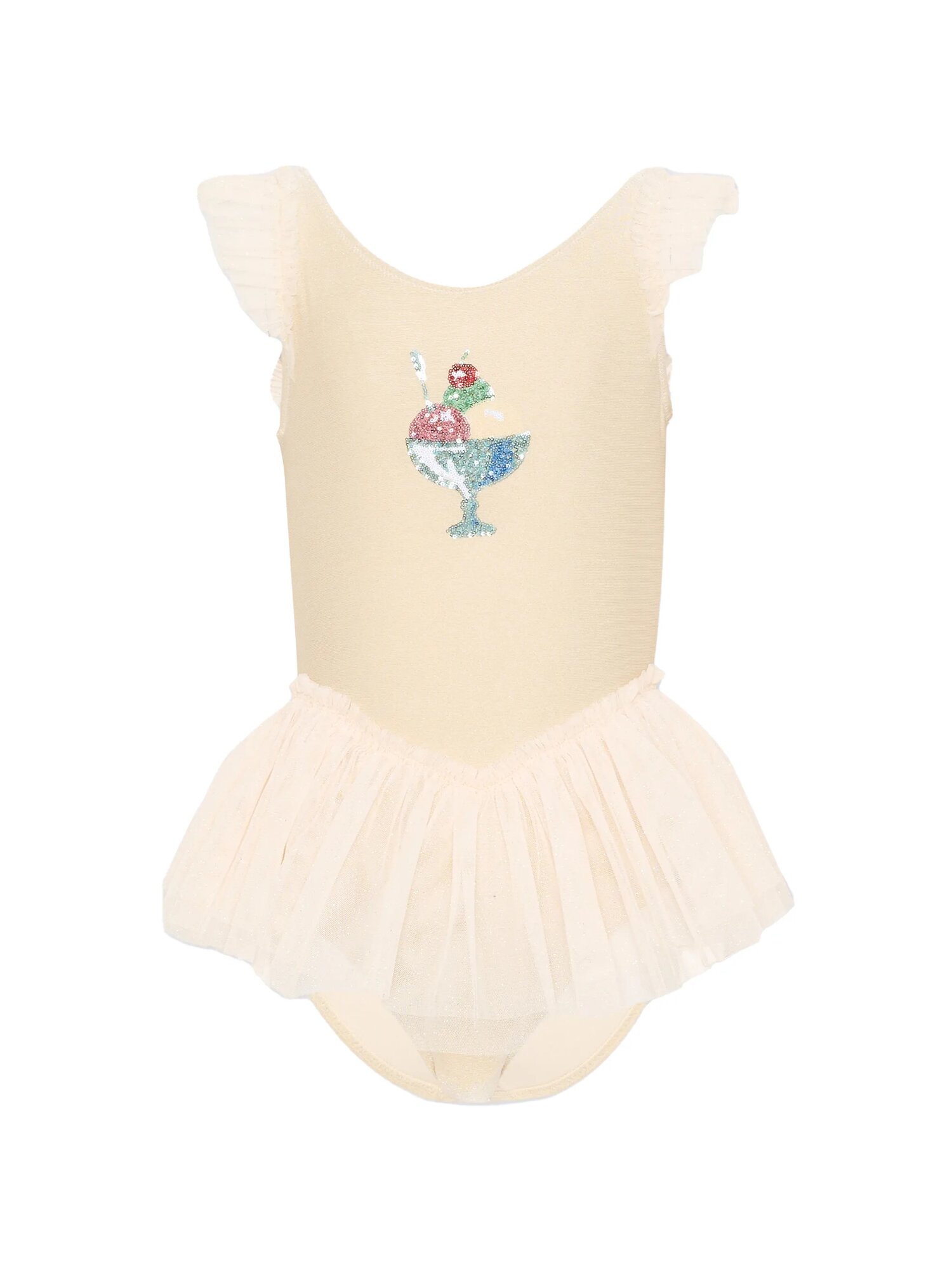 Купальник Ruffled graphic swimsuit