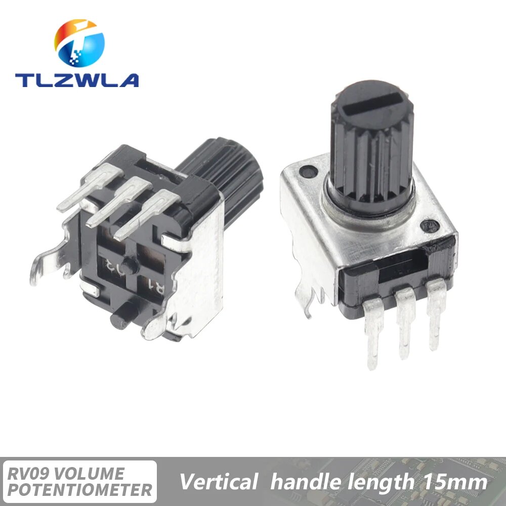 RV09 Потенциометр, 5K Ohm, Vertical 15MM