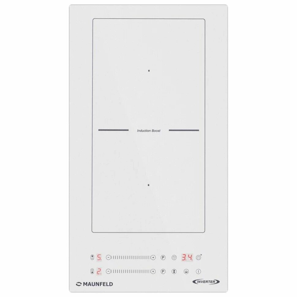 Варочная панель MAUNFELD "Inverter", индукционная, стеклокерамика, белая