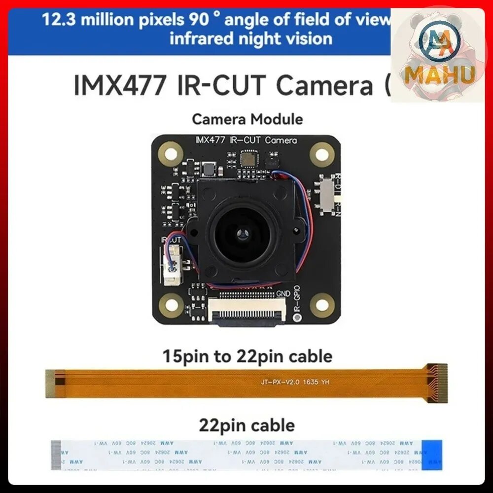 IMX477 IR-CUT Камера Module Для Raspberry Pi 12.3MP Датчик