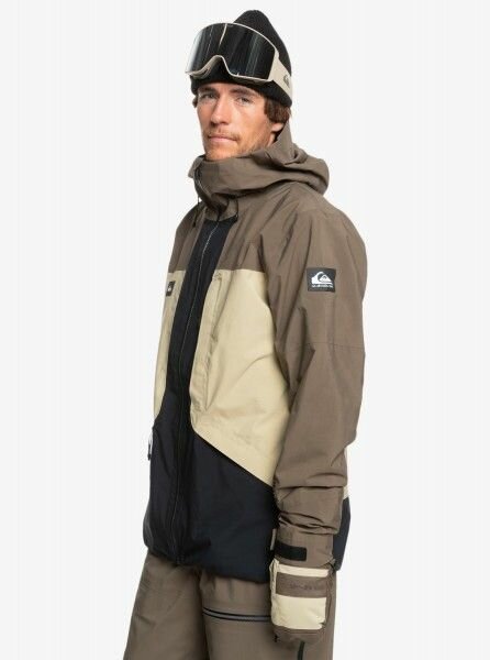 Пуховик Quiksilver Весна-лето 2024, размер S, коричневый — фото 1