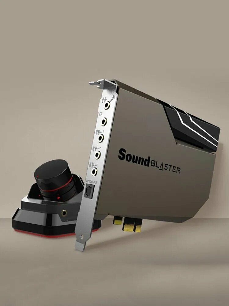 Звуковая картаCreative Sound Blaster AE-7 Hi-Res Audio, ESS DAC, 7.1 surround
