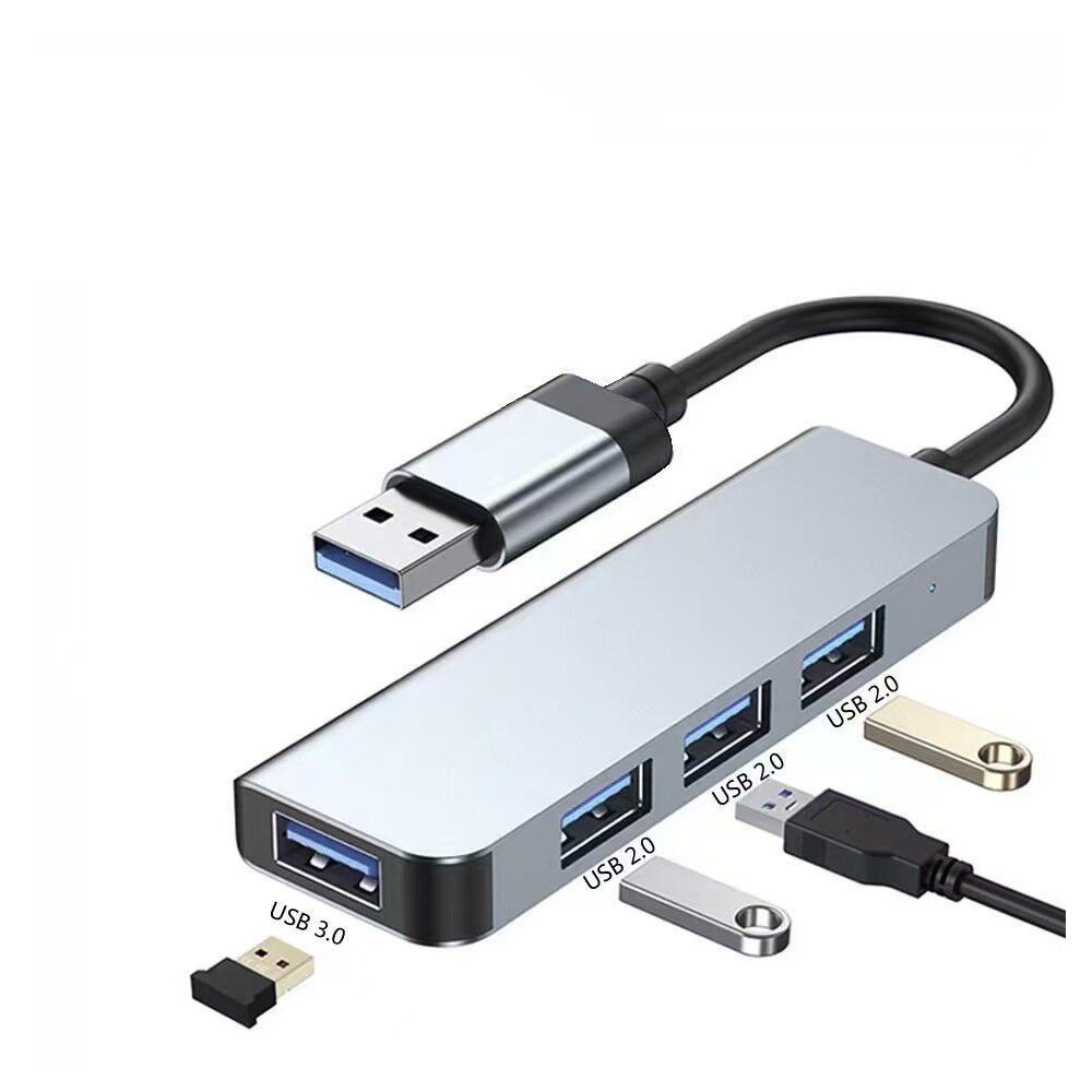 Универсальный USB-концентратор Type-C 8-в-1 с HDMI, RJ45, PD и множественными портами для ноутбука и ПК