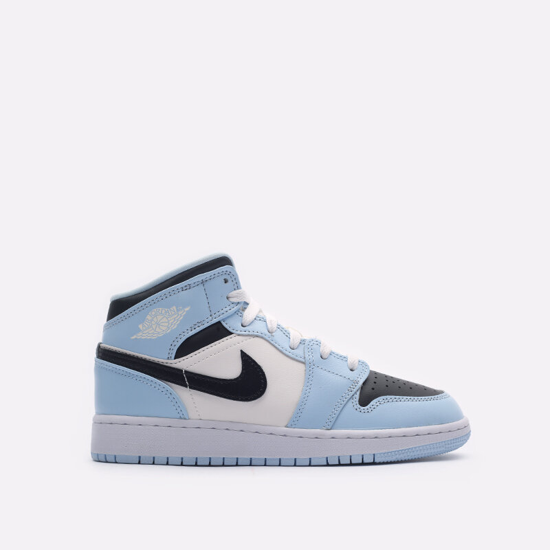 Кроссовки Air Jordan 1 Mid SE GS Ice Blue