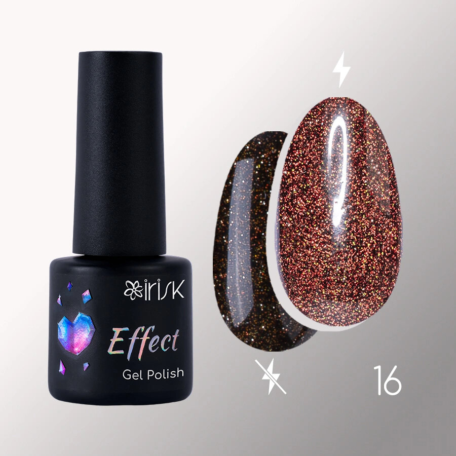 IRISK, Гель-лак с эффектами Effect Gel Polish №16, 5мл