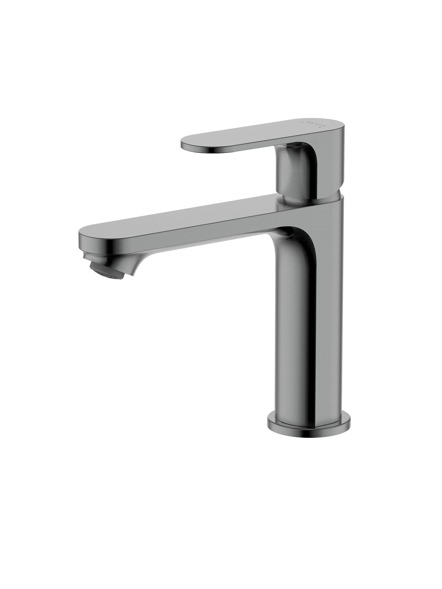 Смеситель для раковины 110 без донного клапана Aquatek AQ1910BGM альфа, оружейная сталь