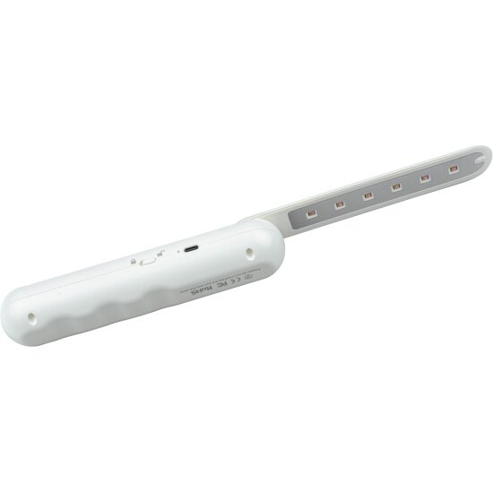 Светильник ультрафиолетовый светодиодный компактный Uniel UGL-C10A-3W/UVСB WHITE Без озона, 275 нм. Корпус белый. ТМ