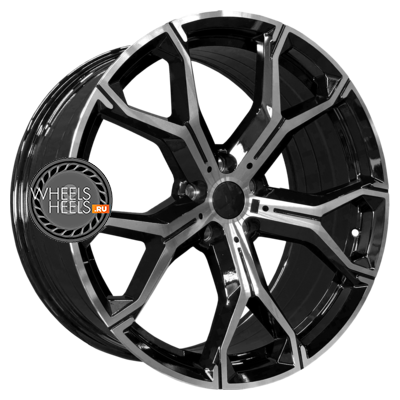 Диск автомобильный литой PDW 5445 20x10.5 5x112 et40 dia66.6 Gloss Black Machine Face