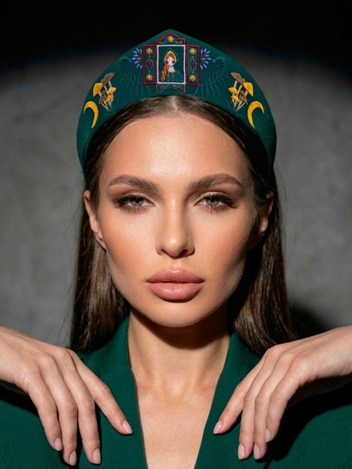 Ободок-кокошник 5 см, аксессуар для волос Ставни