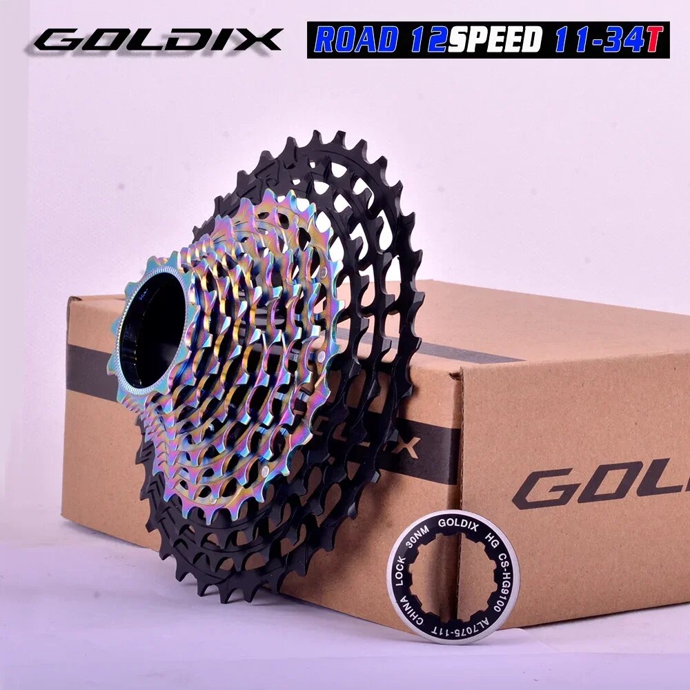 Кассета GOLDIX 12 скоростей 11-34T, черная