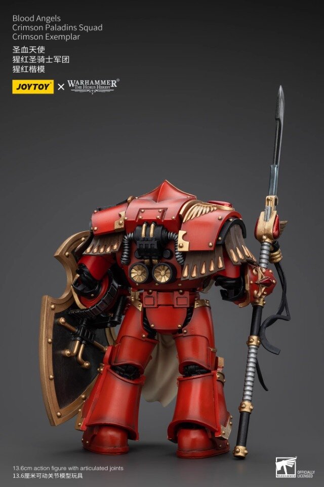 JOYTOY Dark Source Warhammer Horus Heresy Holy Blood Scarlet Paladin 1:18 подвижная модель солдата фигурка